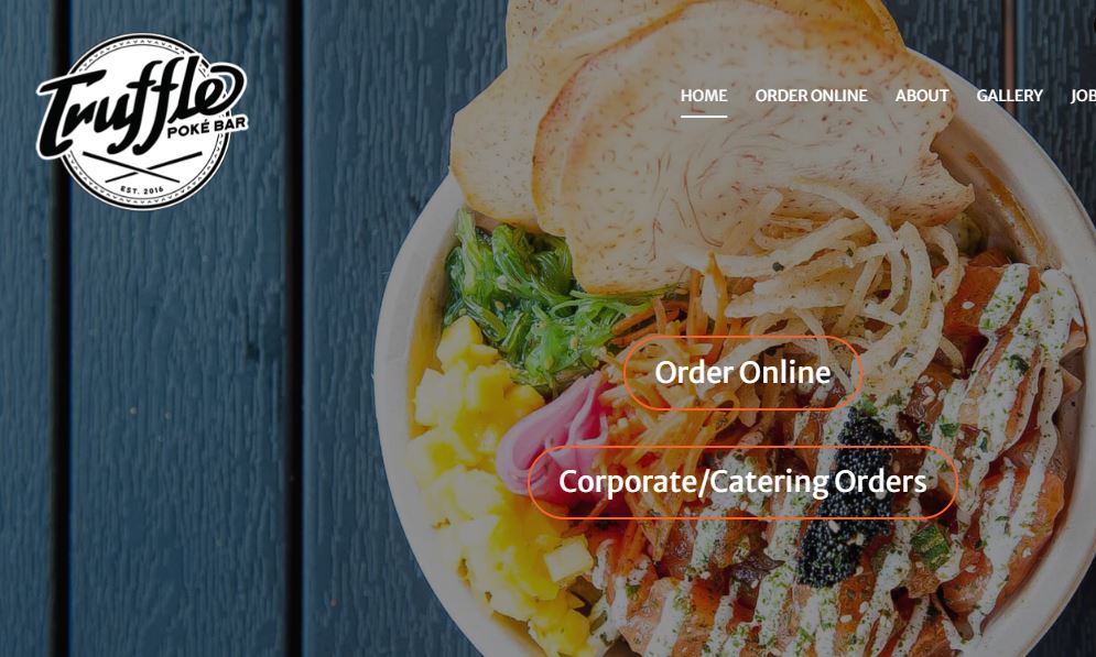 Truffle Poke Bar - Fresh poke truffle fusion style. San Mateo, Bay Area.